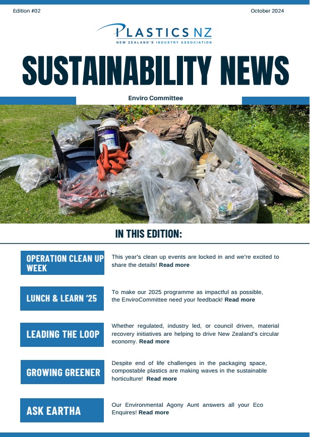 Plastics NZ Sustainability News | Plastics New Zealand